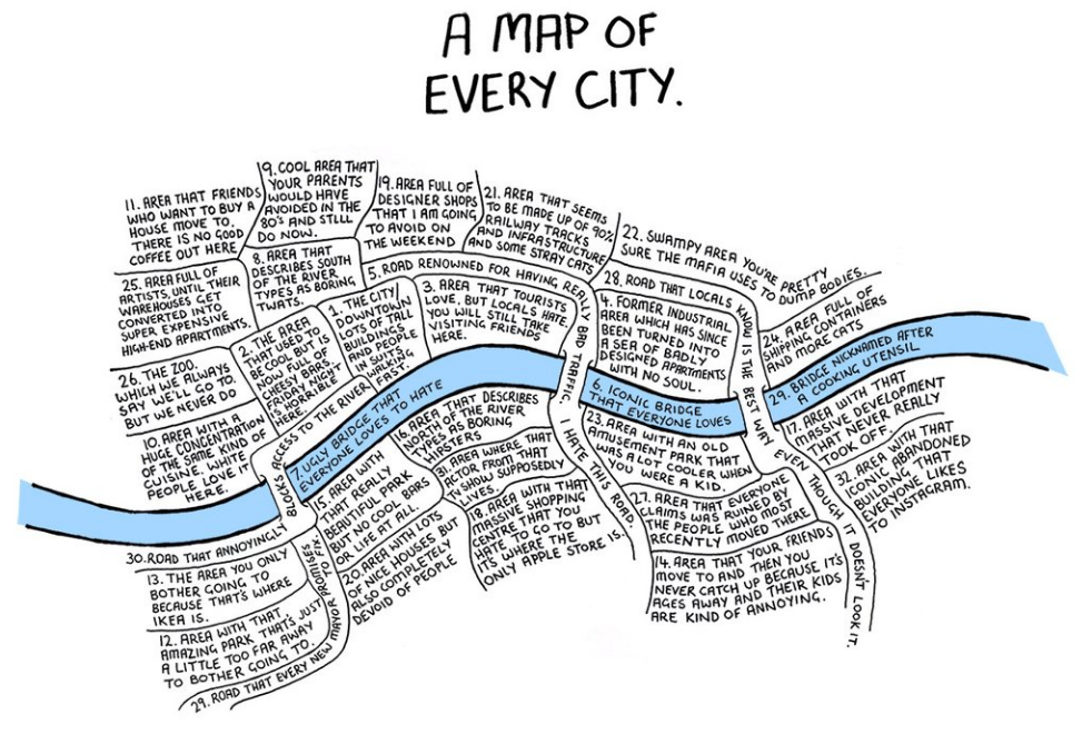 A Deadly Accurate Map of Every Single City
