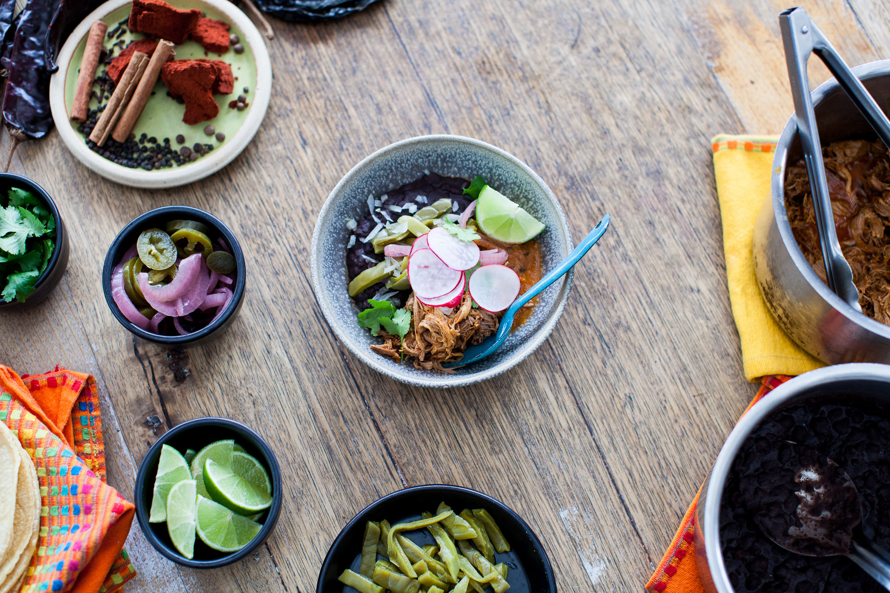 The Secret Menu: Radio Mexico’s Black Bean with Pork and Pickled Cactus