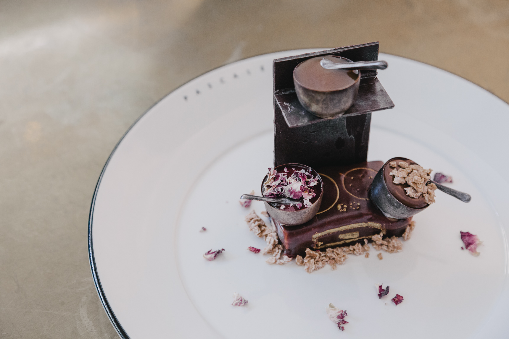 A Stove Made out of Chocolate