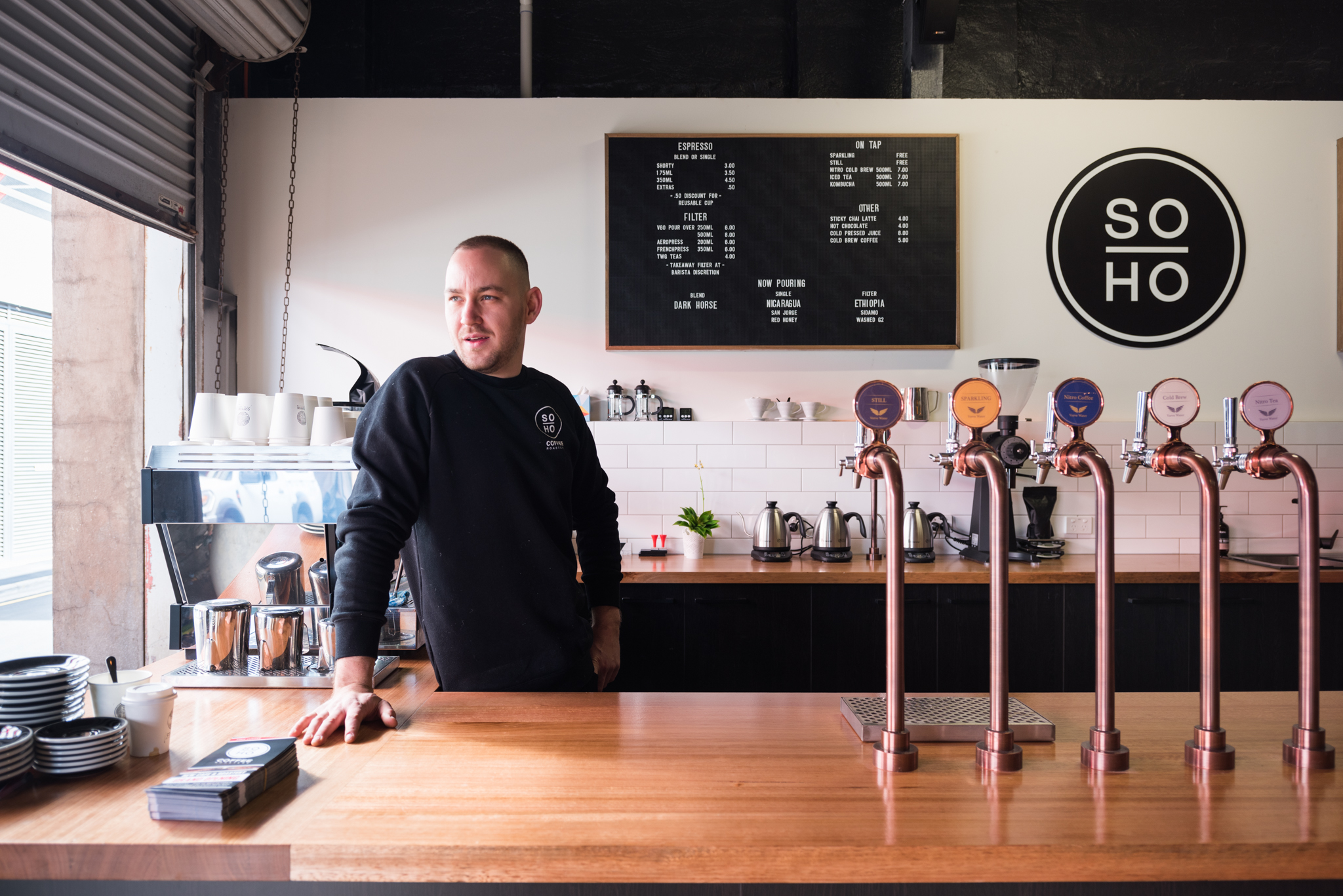 SOHO Coffee Roasters Opens on Morphett Street
