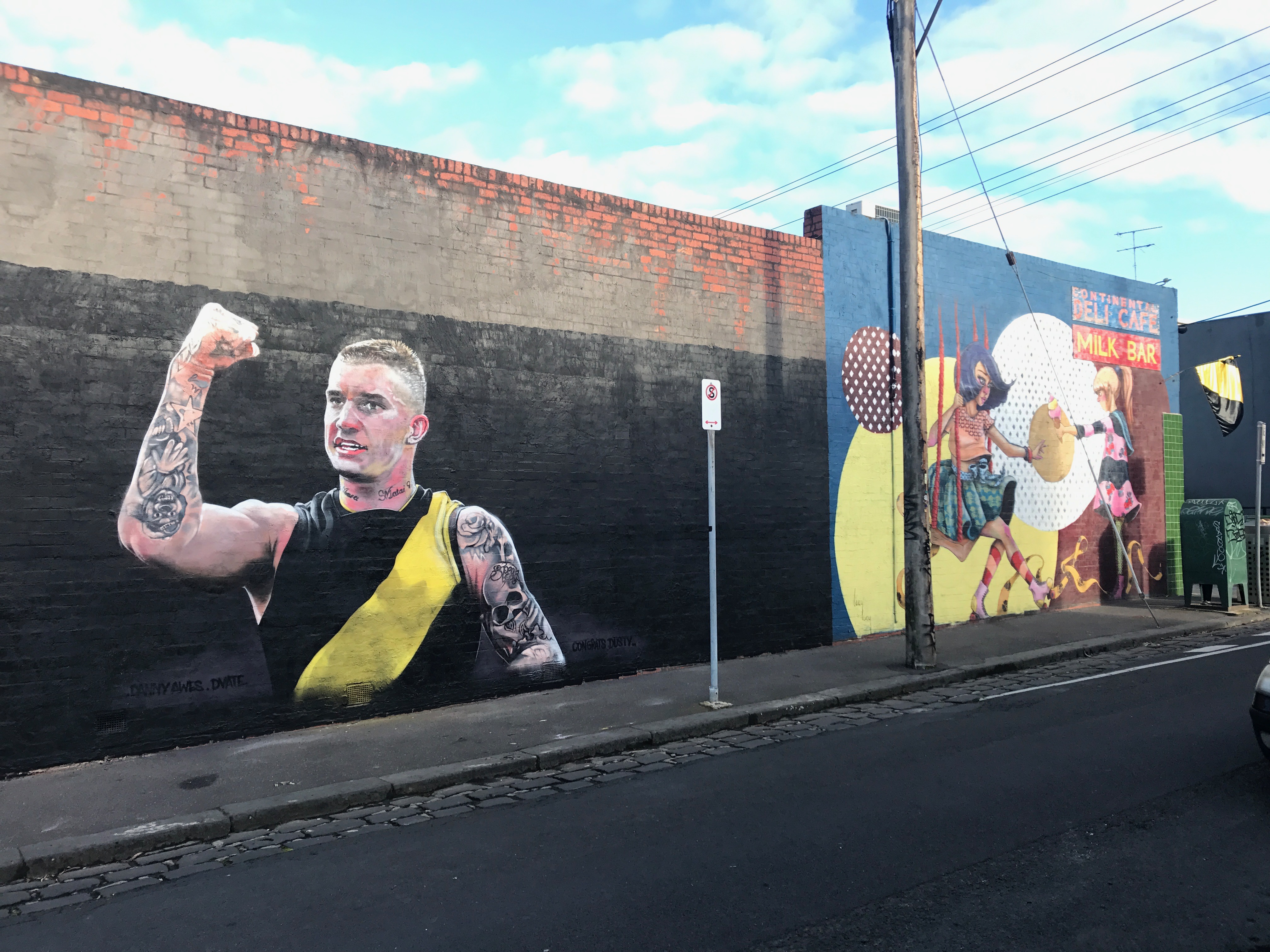 A Dustin Martin Mural Has Already Gone Up in Richmond