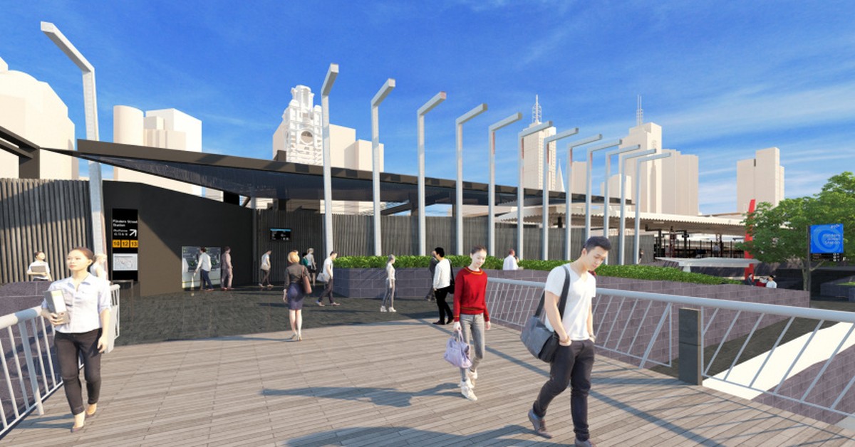 Here’s a Preview of the New Flinders Street Station Entrance