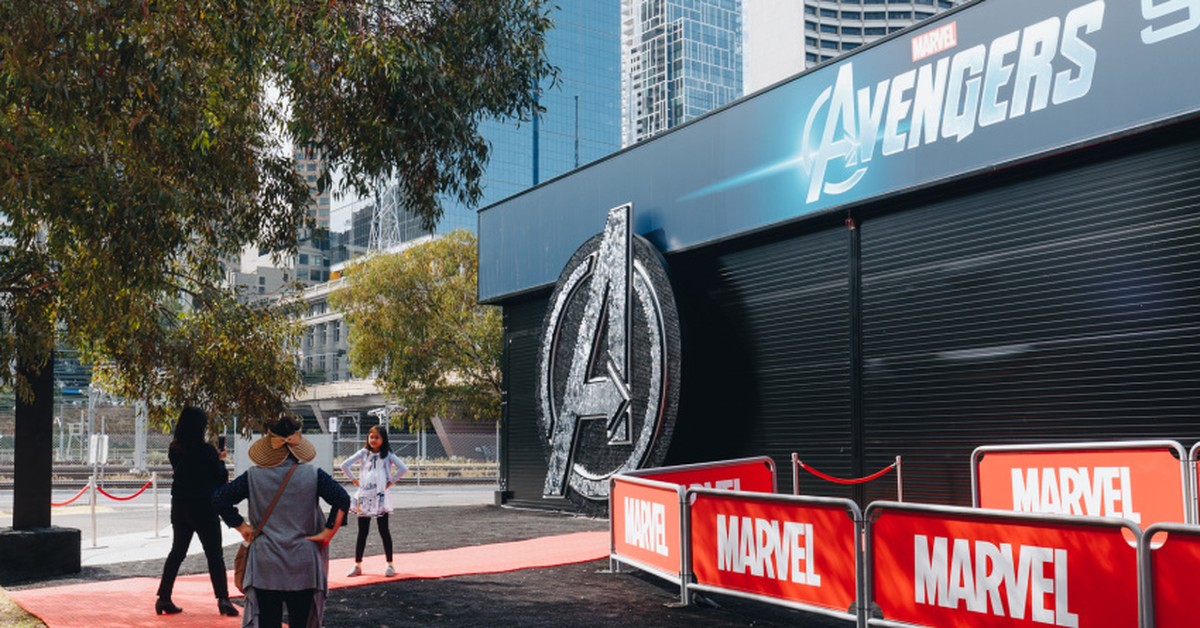 Marvel’s Avengers S.T.A.T.I.O.N. and Midtown Diner Set up in the CBD