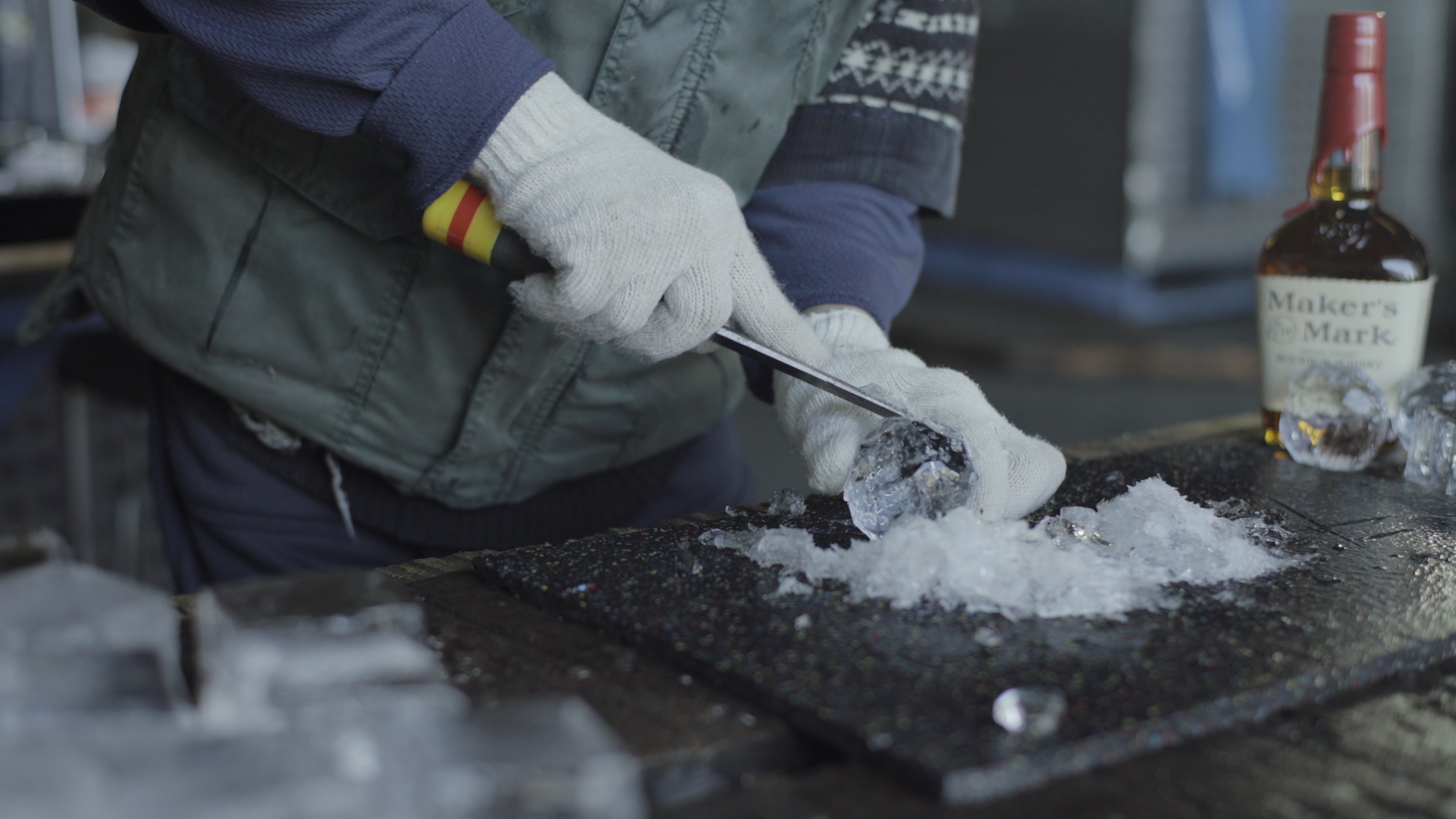 Watch: How a Master Ice Carver Makes an Ice Ball