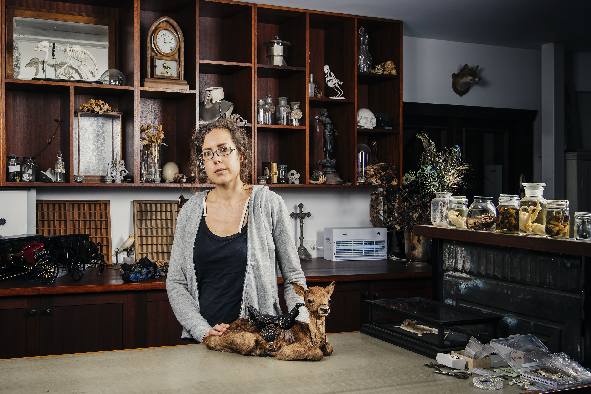 In the Artist’s Studio: Jeweller and Taxidermist Julia DeVille | Broadsheet