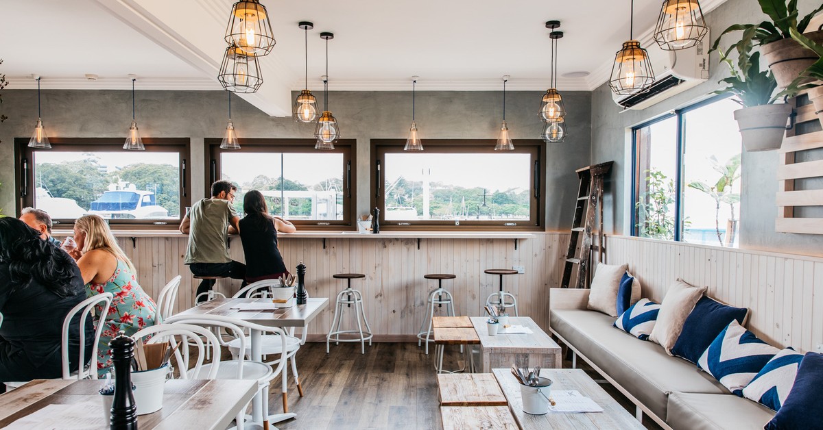 Rozelle Bay Is Now Home to a Nautical-Style Waterfront Cafe
