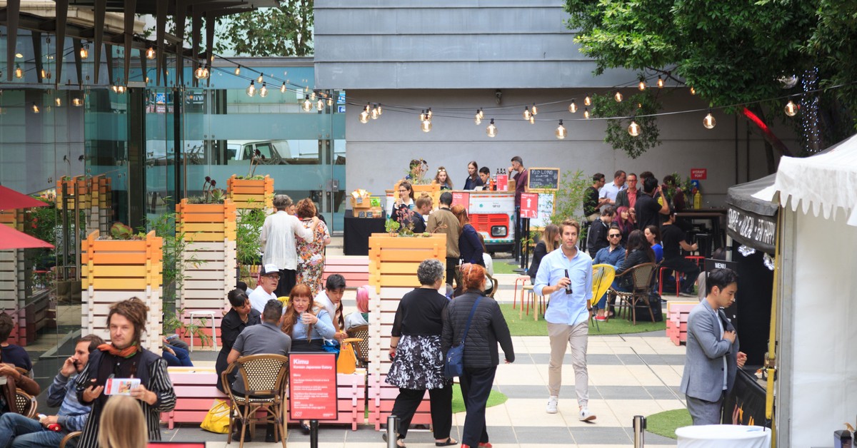 Love and Cocktails in a Secret Summer Courtyard