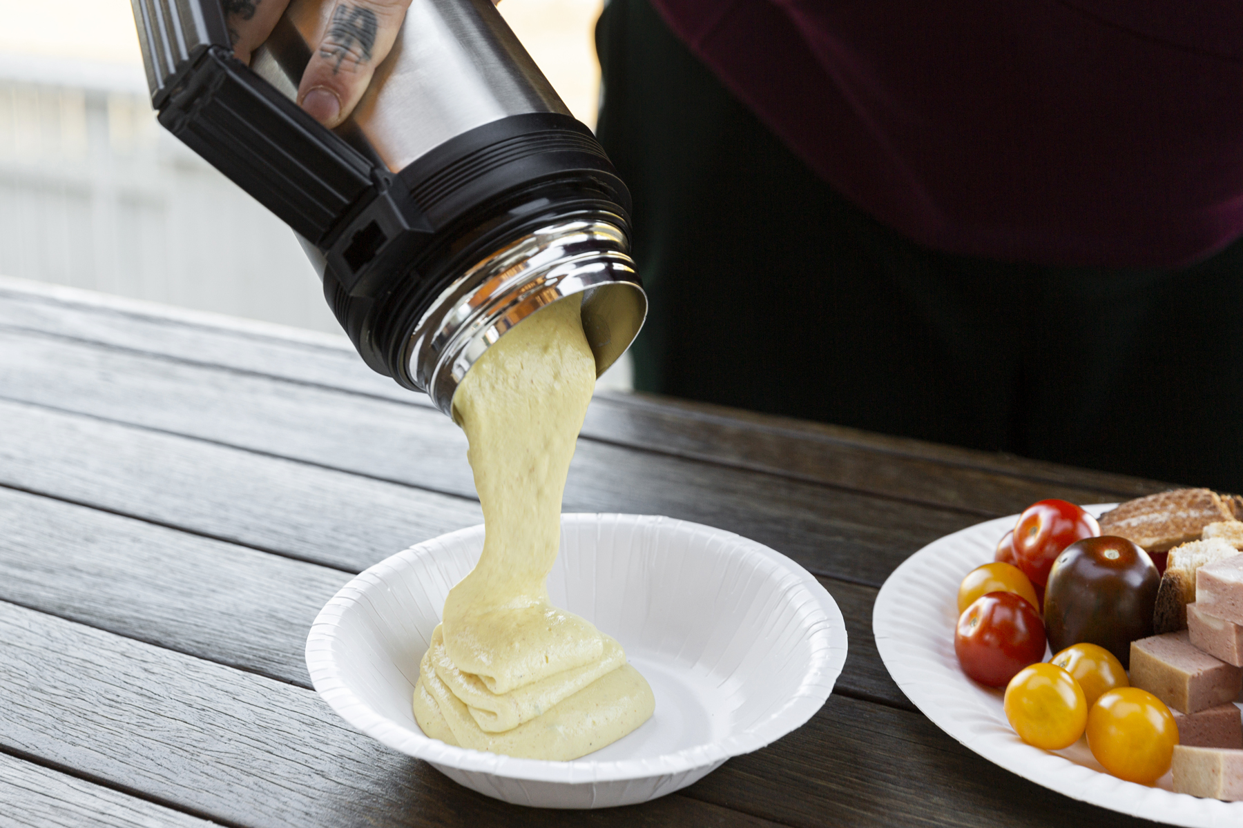 Fancy Footy Thermos Snacks: Fitzroy Fondue