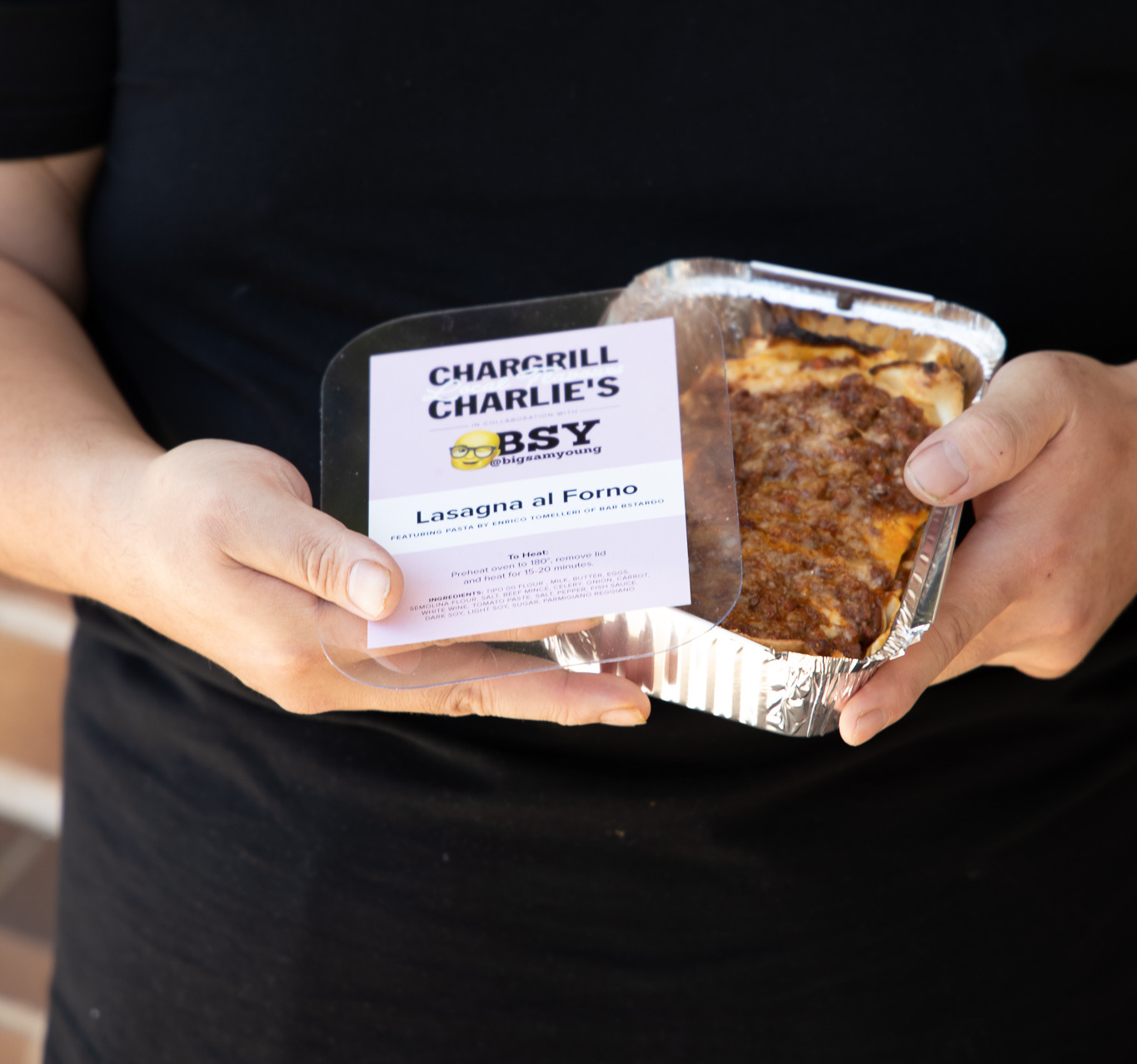 Lotus Head Chef “Big” Sam Young Is Making Lasagne for Chargrill Charlie’s This Weekend