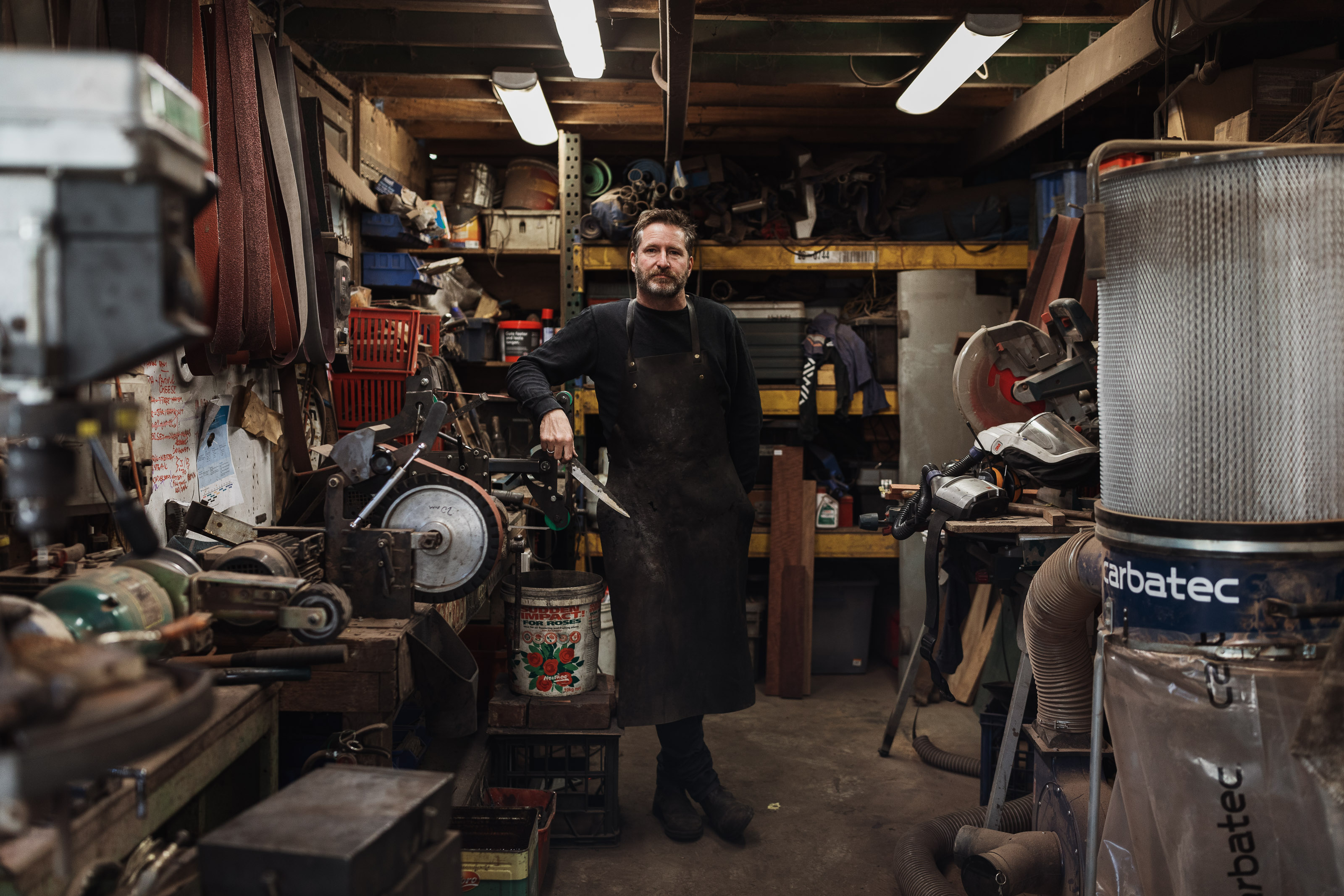 Studio Visit: The Adelaide Bladesmith Making Knives From Recycled Saws ...