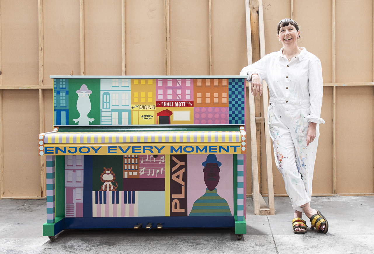 Beci Orpin on Painting a Very Special Piano