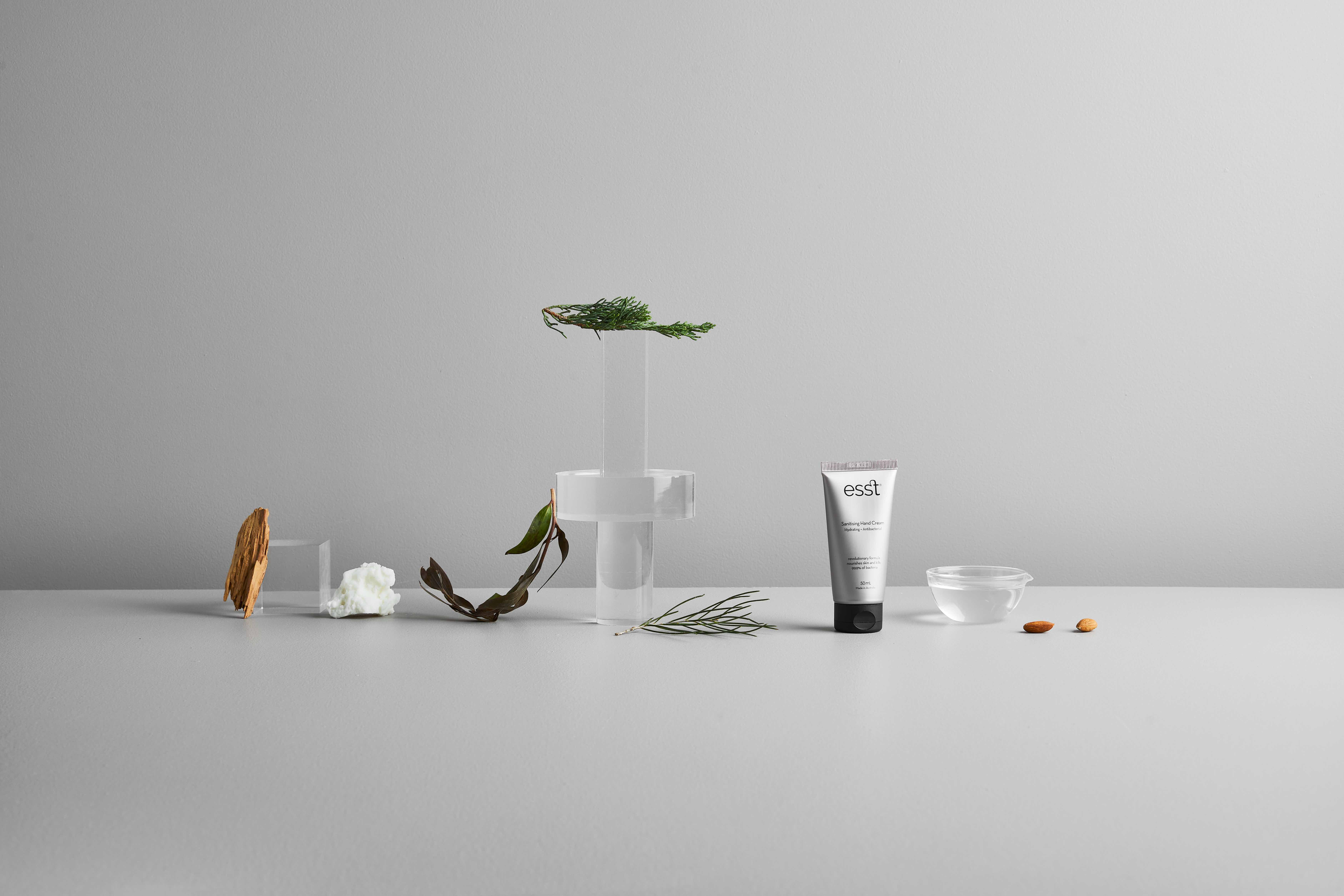 Esst Is a Lightweight and Non-Greasy Hand Cream and Sanitiser In One