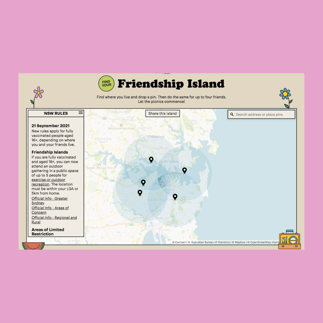 With Cute New Website Friendship Island, Find Picnicking Paradises in ...