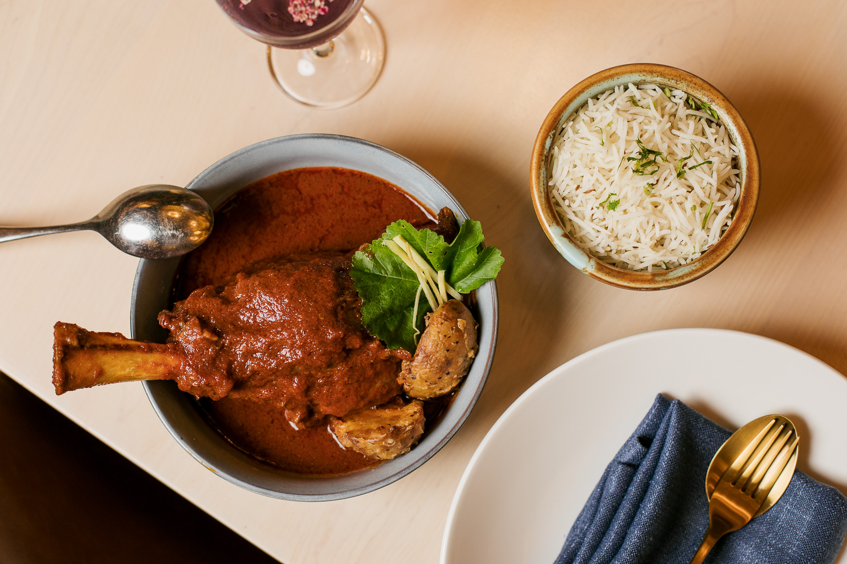 At the Old Press Club Site, New Indian Diner Elchi Walks the Line ...