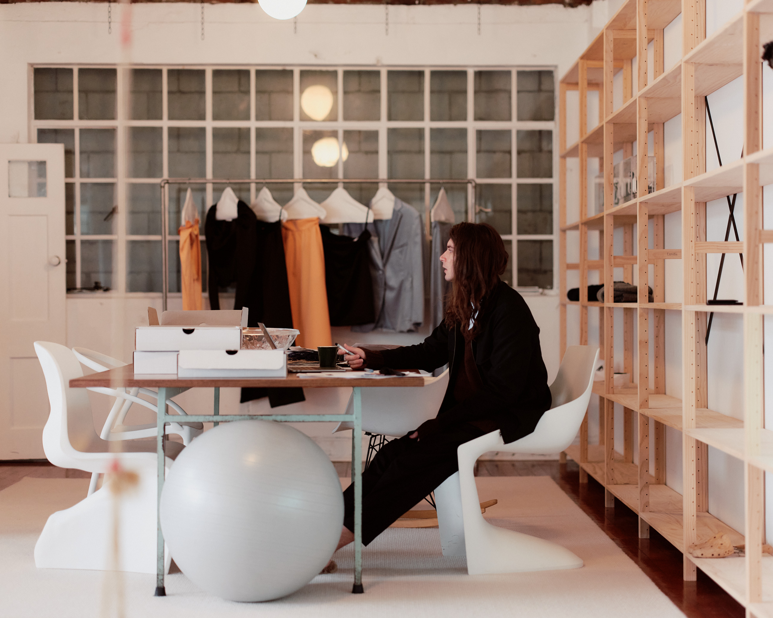Studio Visit: Fashion Designer Benjamin Alexander on His WFH Set-Up ...