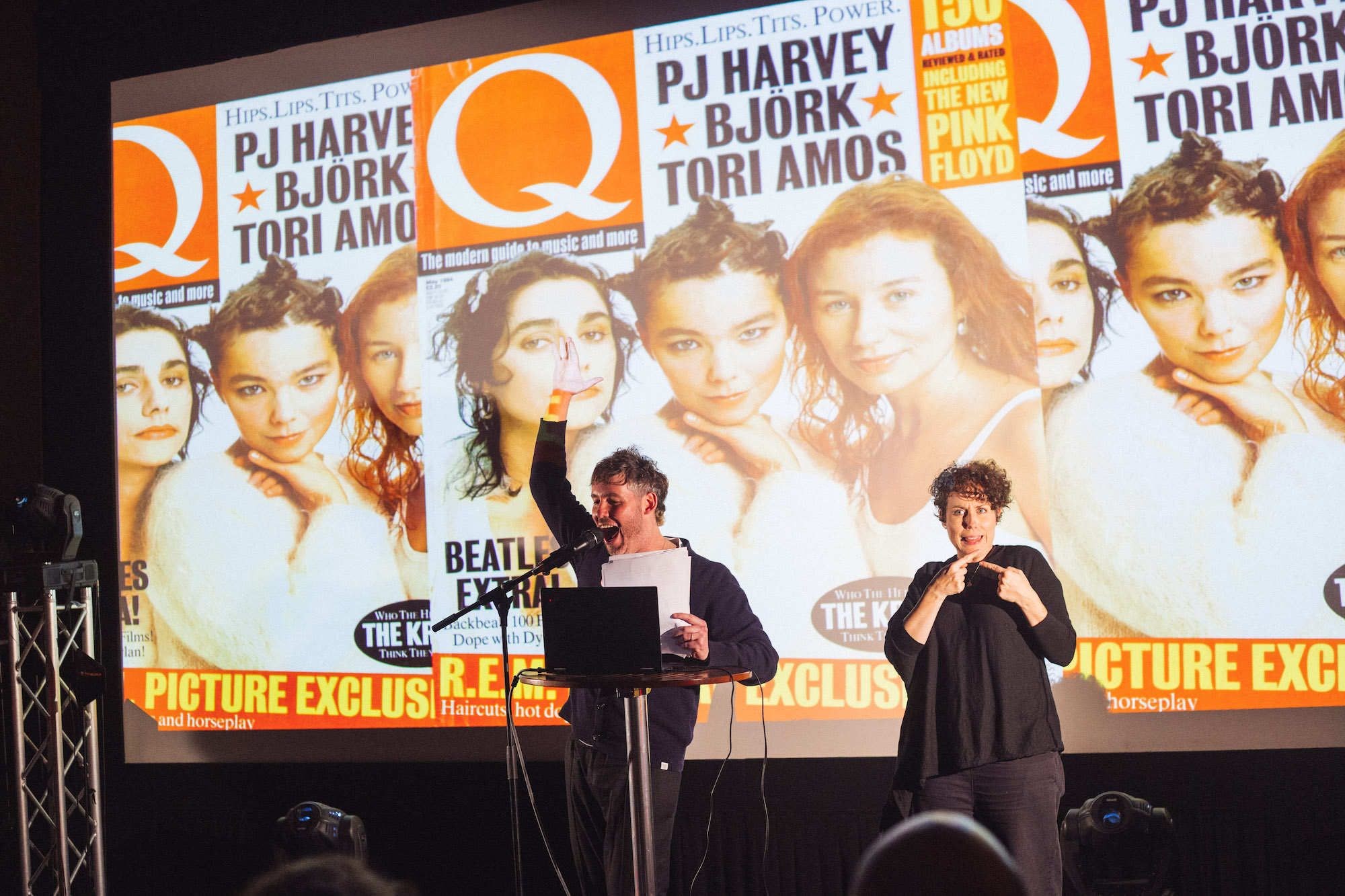 Queer Powerpoint at Pleasures Playhouse