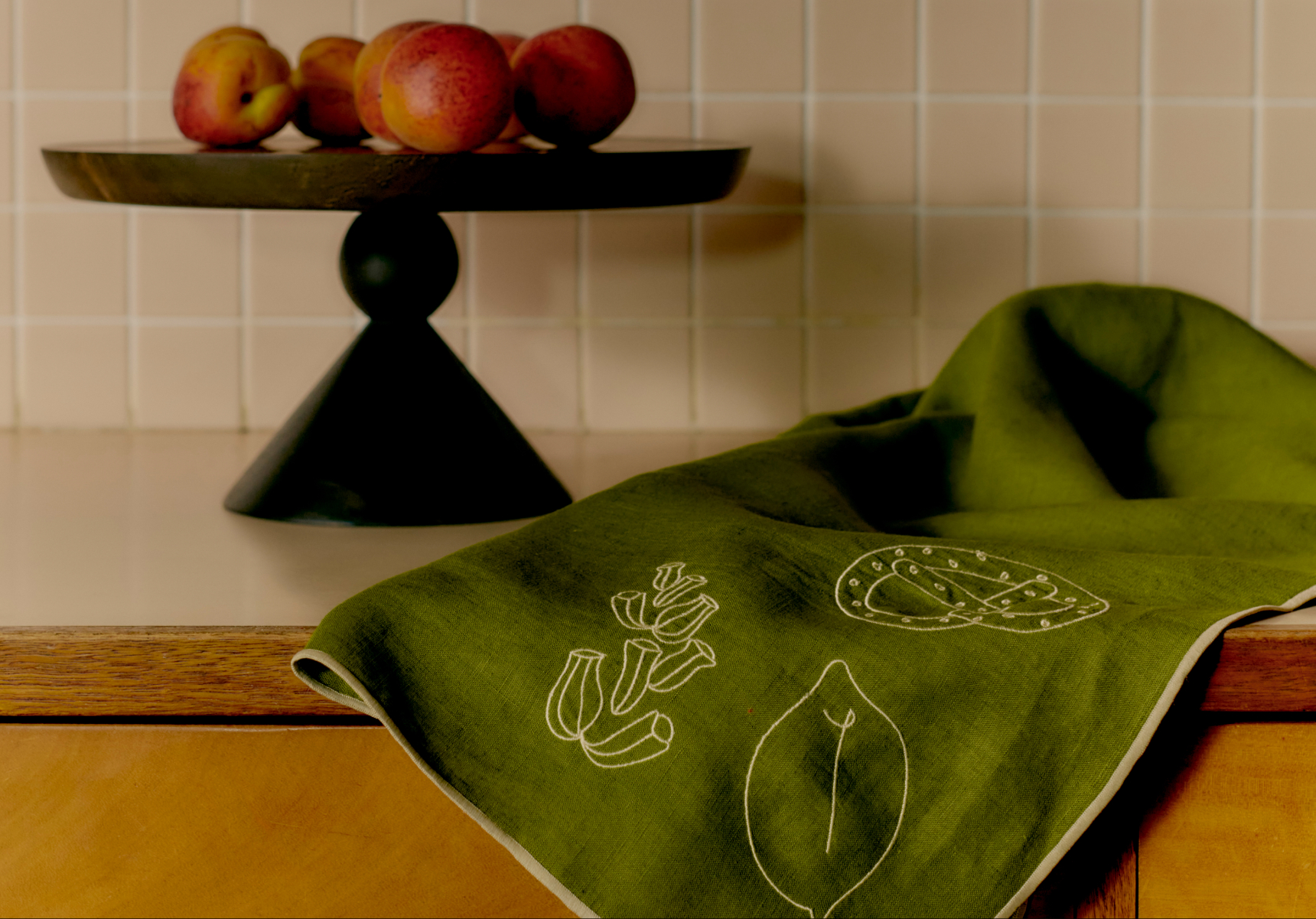 In Bed’s New Kitchen Linen Range Is Pro-Pickle and Proudly “Polarising”