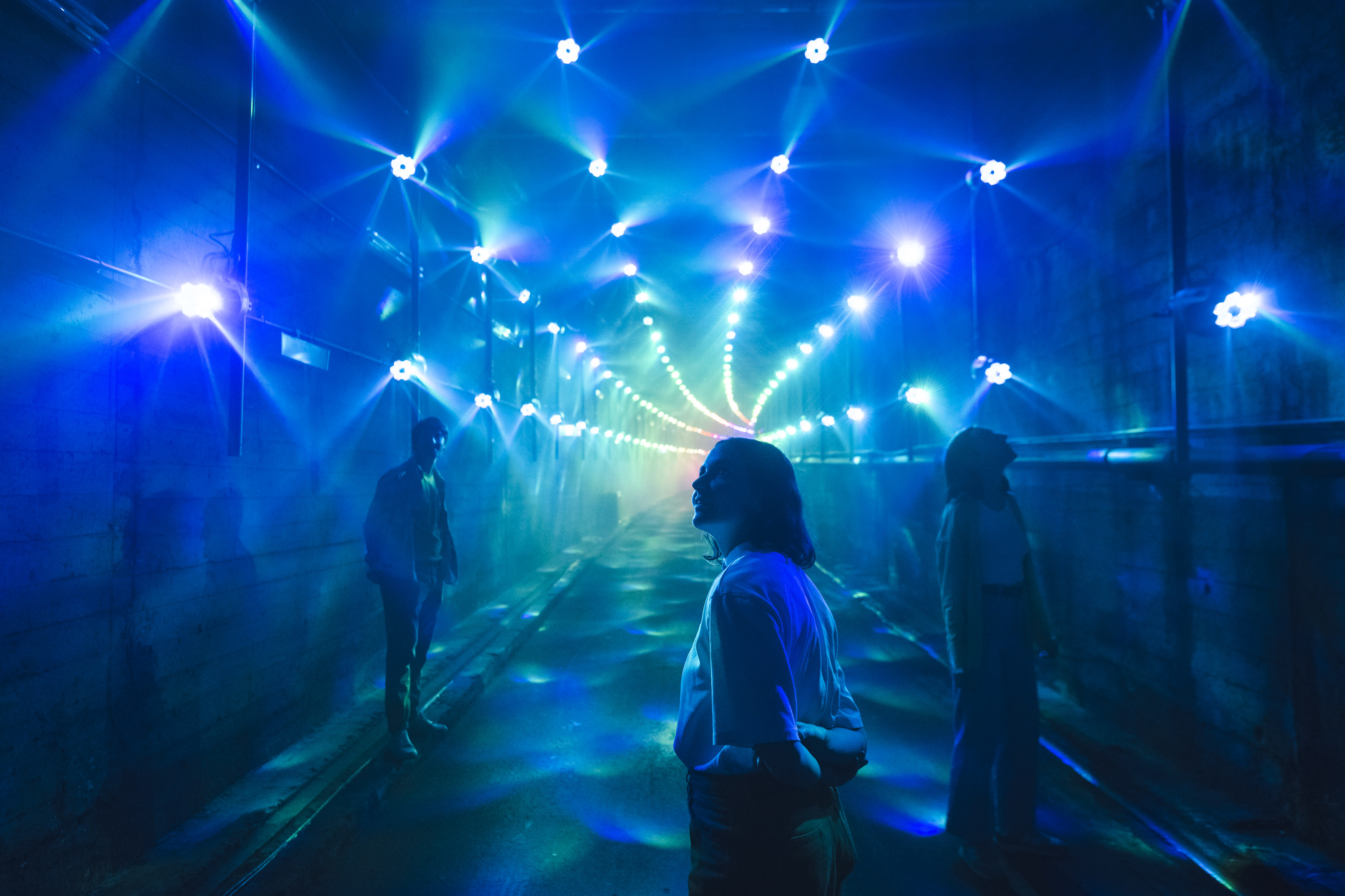 Vivid: Dark Spectrum at Wynyard Tunnels