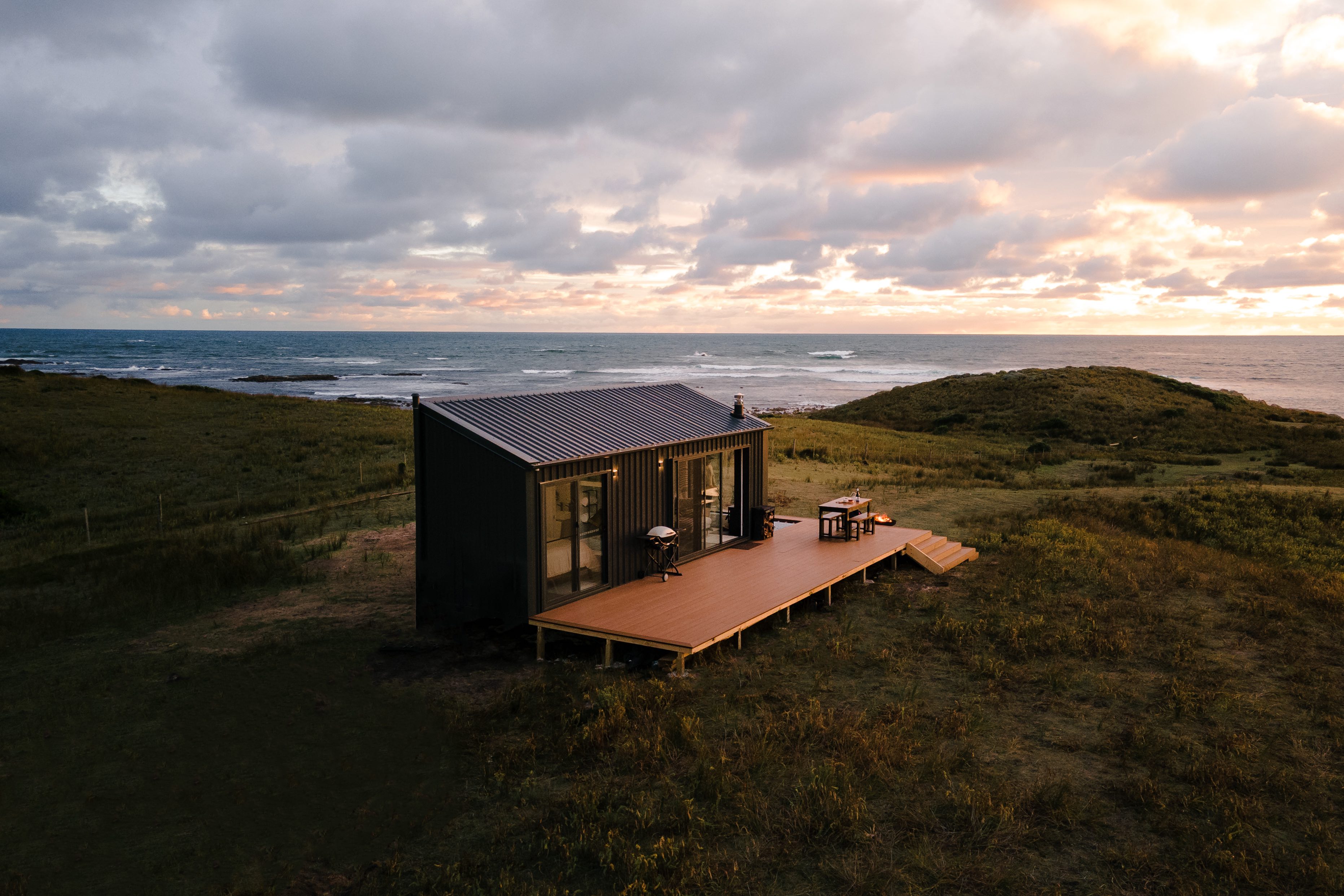The View From Here: Red Rock Hut, Tasmania