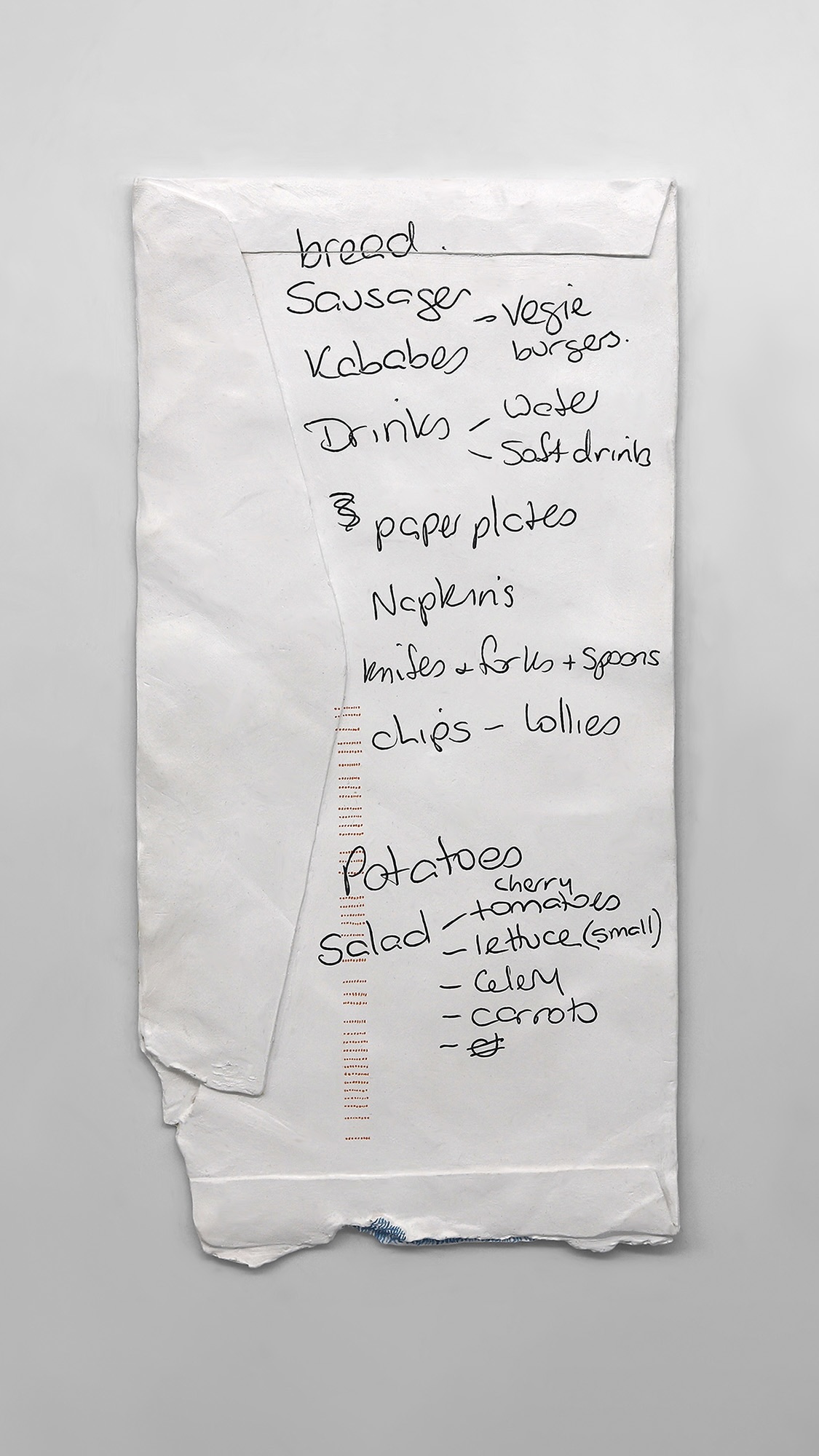 Kenny Pittock's Ceramics Combine Sculpture With Shopping Lists | Broadsheet
